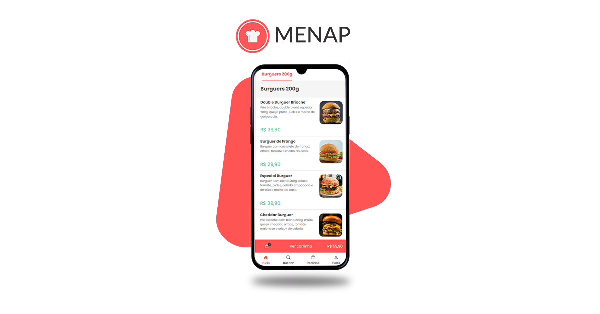 Menap | É um sistema para delivery que alavanca suas vendas